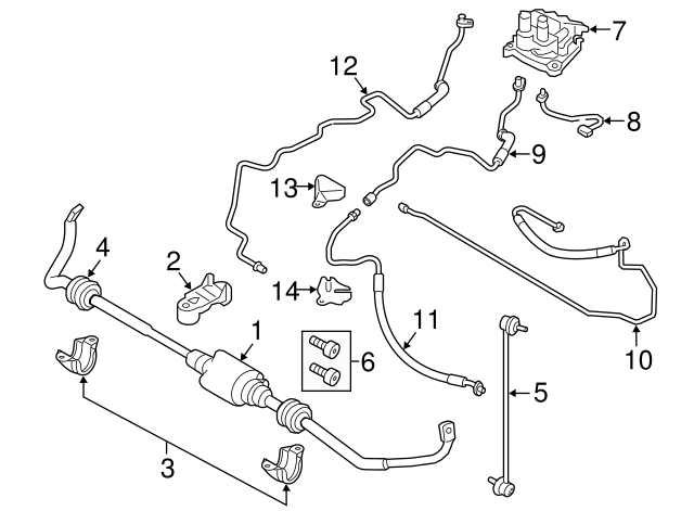 37116771932 - 2007-2019 BMW Stabilizer Bar Rubber Mount (37-11-6-771 ...