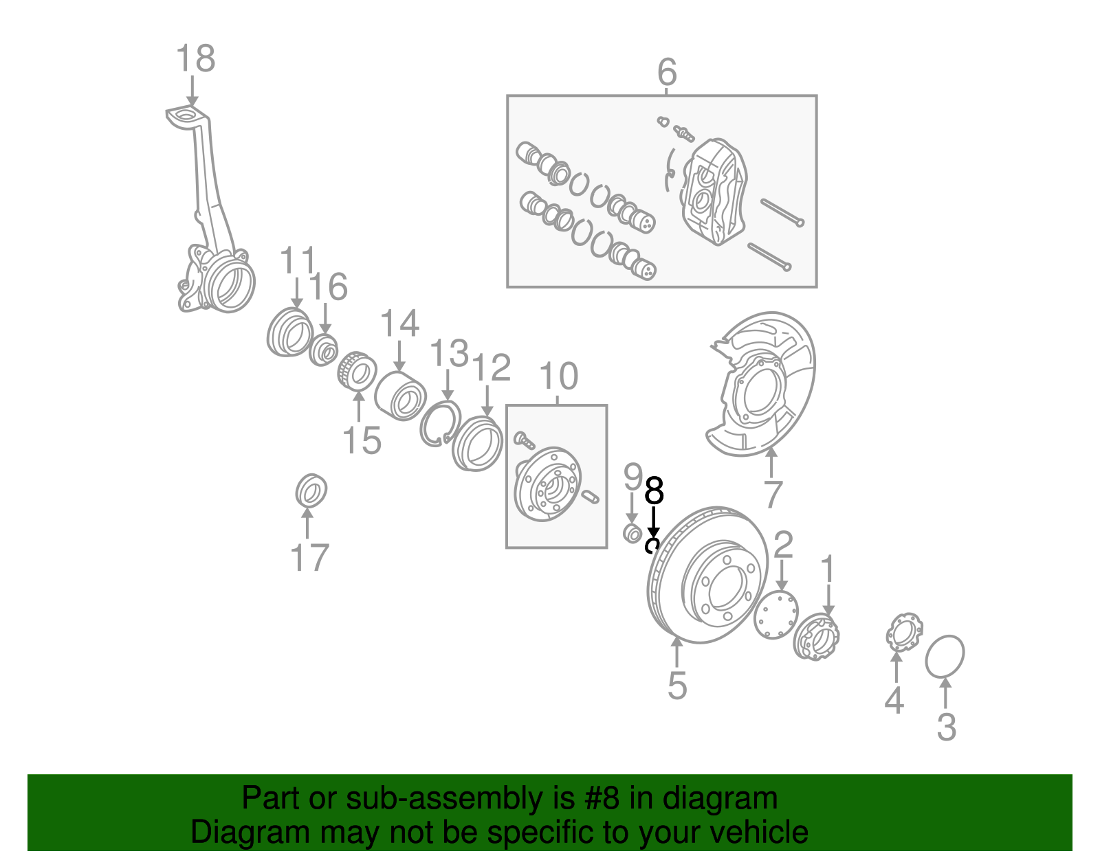 Genuine Toyota Snap Ring part# 90520-27023 for 1993-2000 Toyota ...