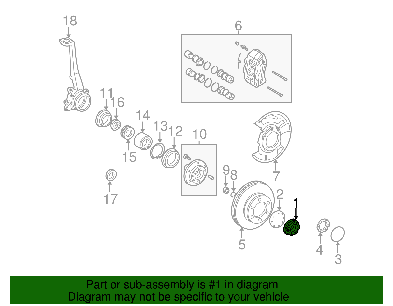 1995-2000 Toyota Tacoma Cv Joint Nut 43508-35040 | OEM Parts Online