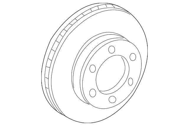 Genuine Toyota Disc Brake Rotor (Front) part# 43512-35210 for 1995-2004 ...