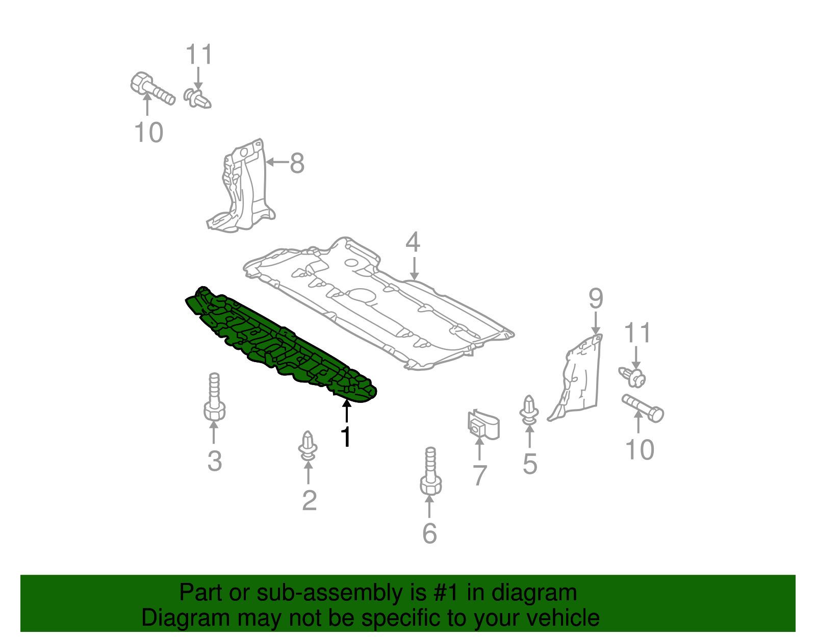 2010-2013 Mazda 3 Front Shield BBM456112E | Retail Performance Auto Parts