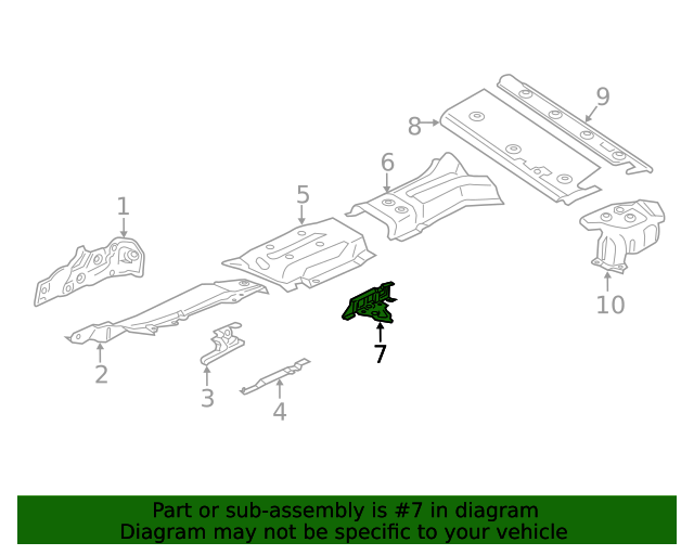 Genuine BMW 51-75-7-428-399 | Heat Shield Bracket | FREE Shipping on ...