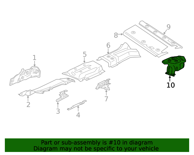 51487424938 - 2019-2024 BMW Heat Shield Bracket (51-48-7-424-938) | BMW ...