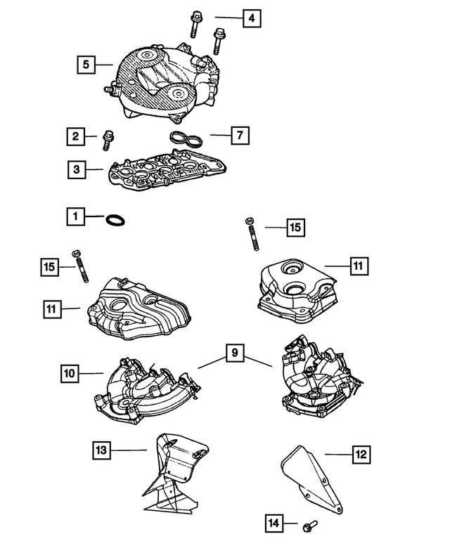 2001-2004 Mopar Intake Manifold 4591273 | Mopar Estores