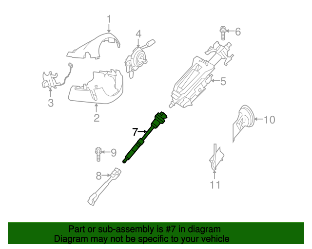 32306864137 - 2007-2019 BMW Shaft (32-30-6-864-137) | BMW of South ...