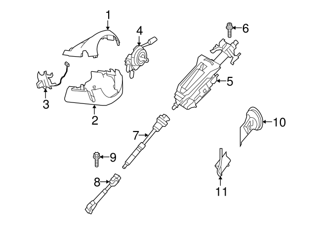 32-30-6-786-254 - Steering Column - 2007-2014 BMW | Buy BMW Parts Now