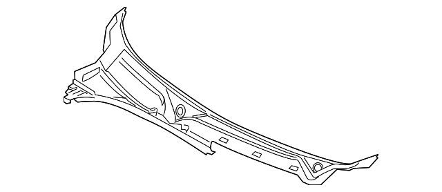 2014-2024 Mini Cooper Cowl Grille 51-71-7-301-013 | Mini Parts Direct