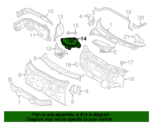 2014-2024 Mini Cooper Battery Cover 51-71-7-317-737 | Mini Parts Direct