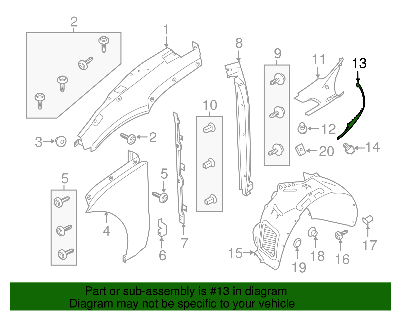2019-2024 Porsche Macan Headlamp Cover 95B-807-173-C-1E0 | OEM Parts Online
