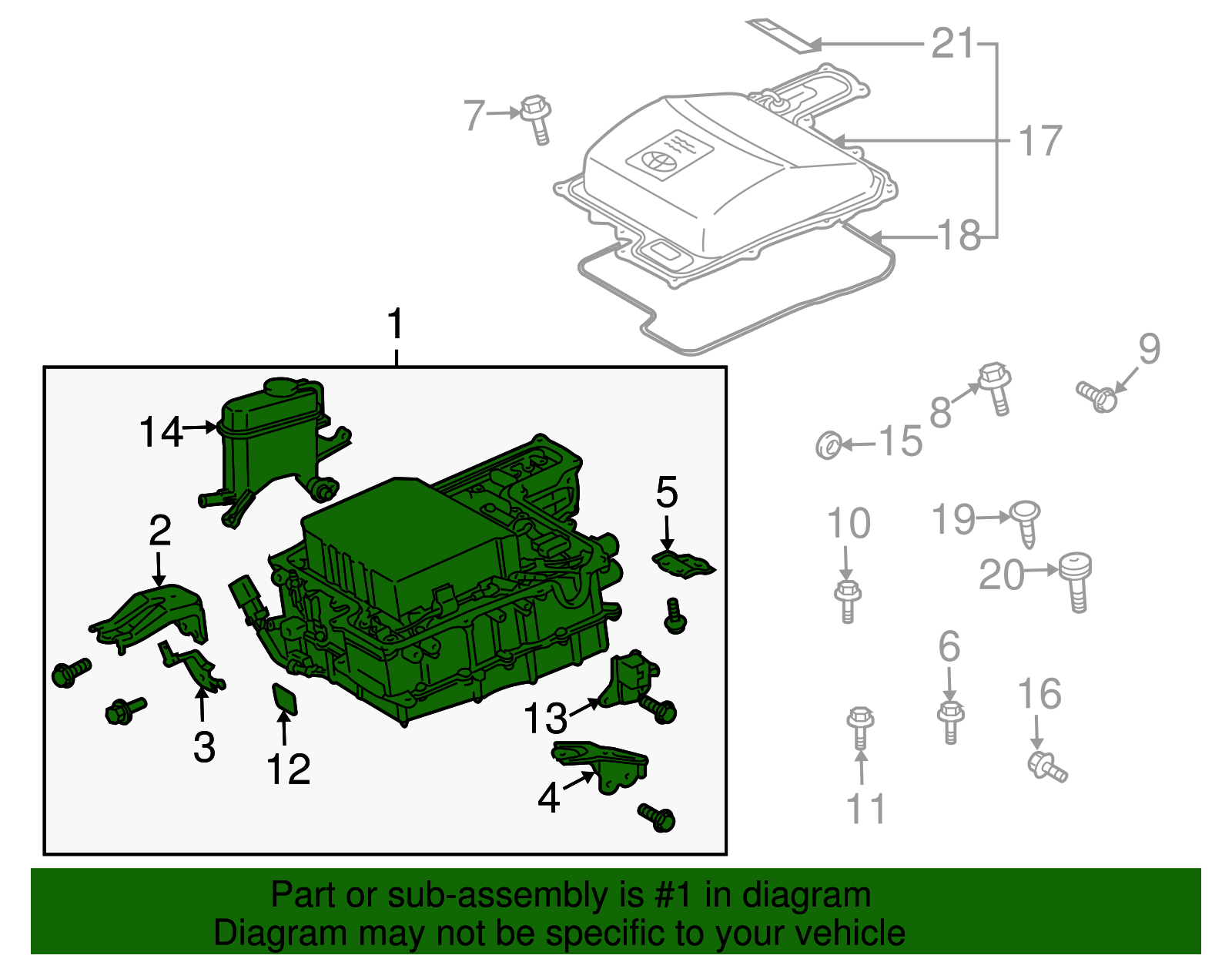 2004-2009 Toyota Prius Inverter Assembly G9200-47121 | Toyota Parts Center