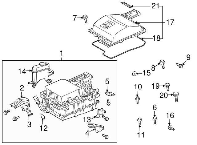 2004-2009 Toyota Prius Inverter Assembly G9200-47121 | Toyota Parts Center