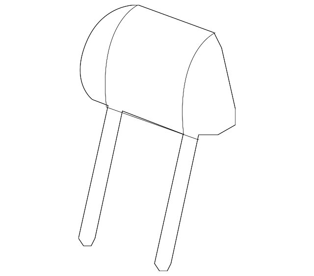 2012-2015 Honda Pilot Headrest, Outer 81340-SZA-A42ZC | Cheaper Honda Parts