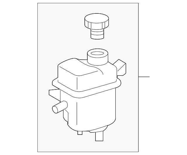 16640-36031 - Reservoir Tank For 2016-2024 Lexus | Lexus OE Parts