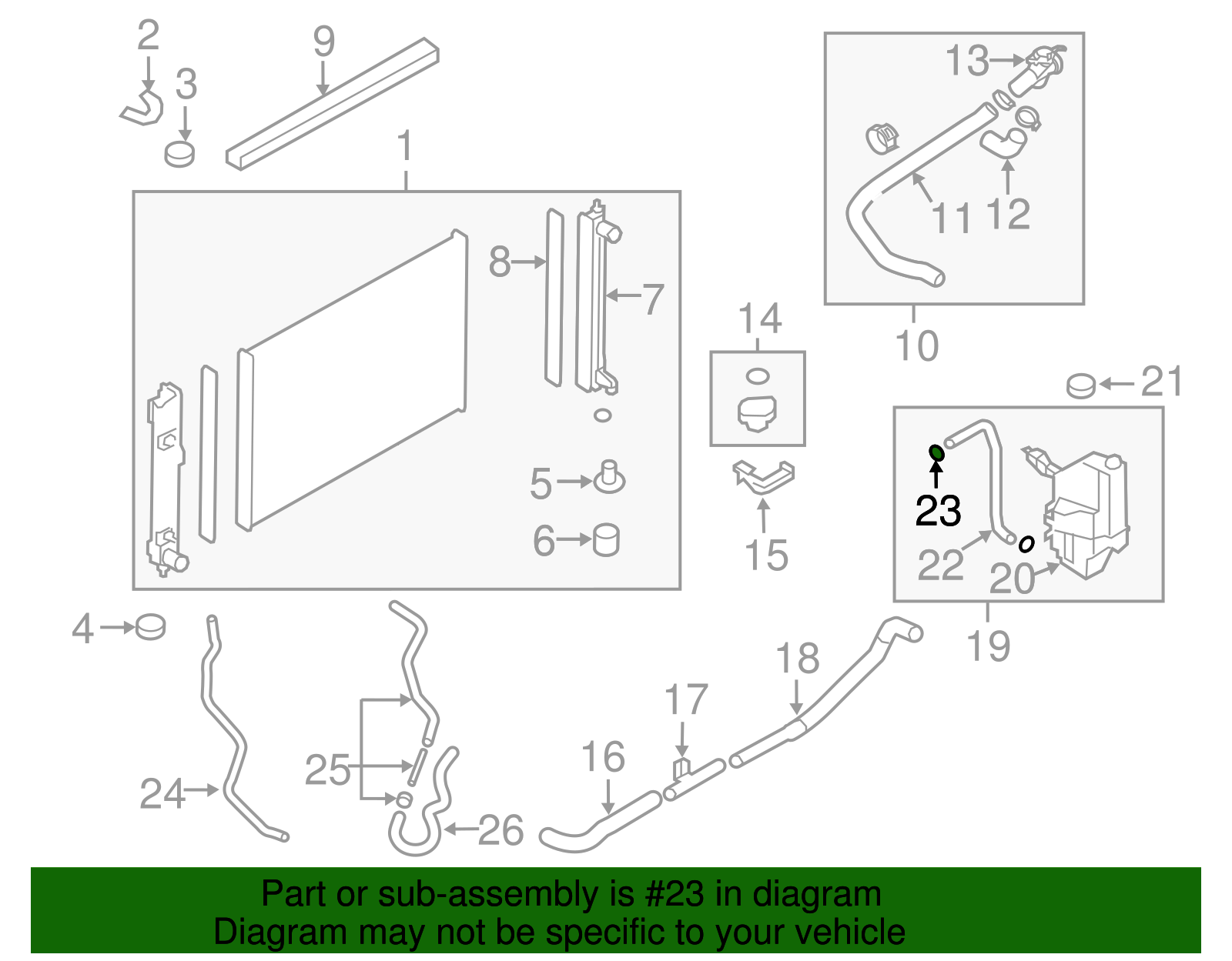 2000-2017 Nissan Overflow Hose Clamp 21750-4U00A | Team Nissan Inc.