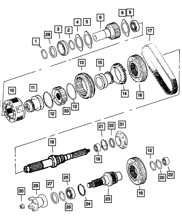 5086343aa - Output Shaft Seal 2003-2012 Mopar | AutoNationParts.com