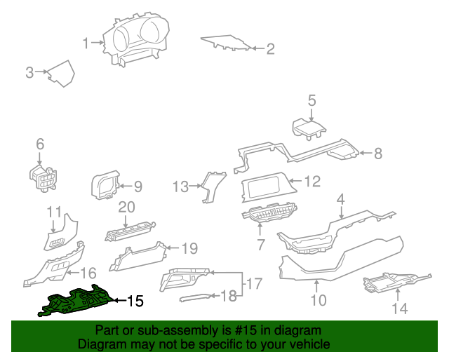 55606-F4011 - Under Cover - 2018-2022 Toyota C-HR | OEM Genuine Toyota ...