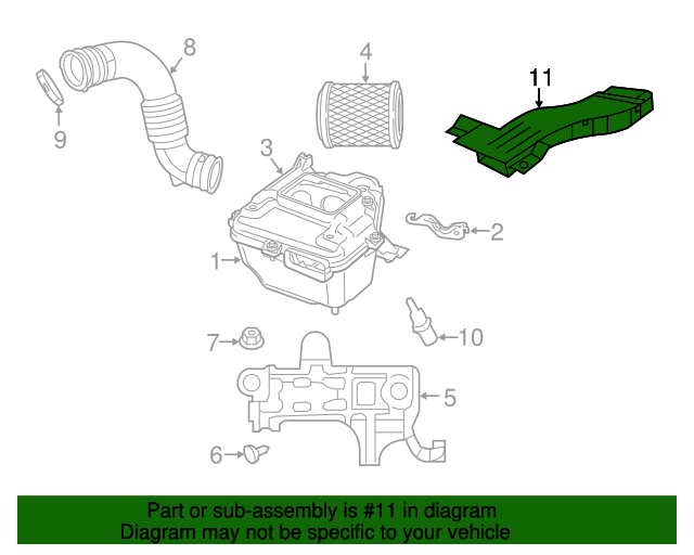 2007-2017 Jeep Intake Duct 4593913AB | TascaParts.com