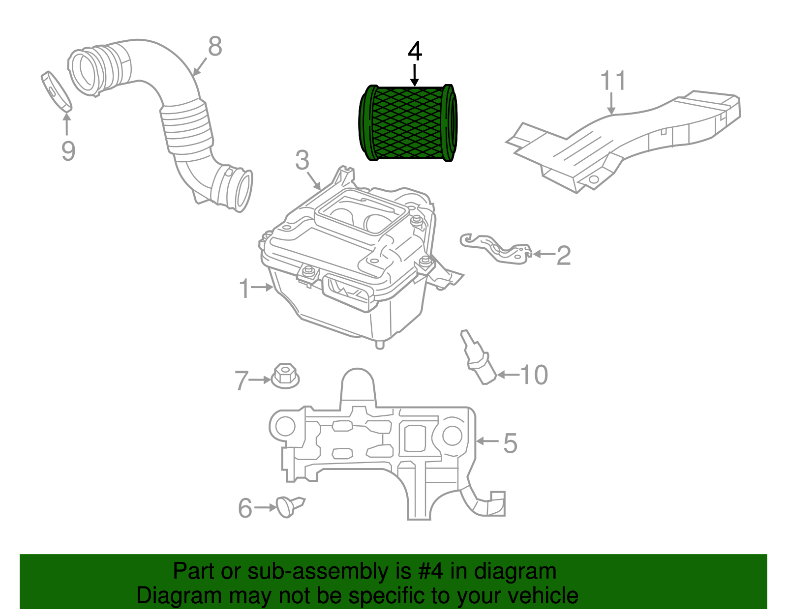 2011-2017 Mopar Filter 04593914AB | Mopar Parts Canada
