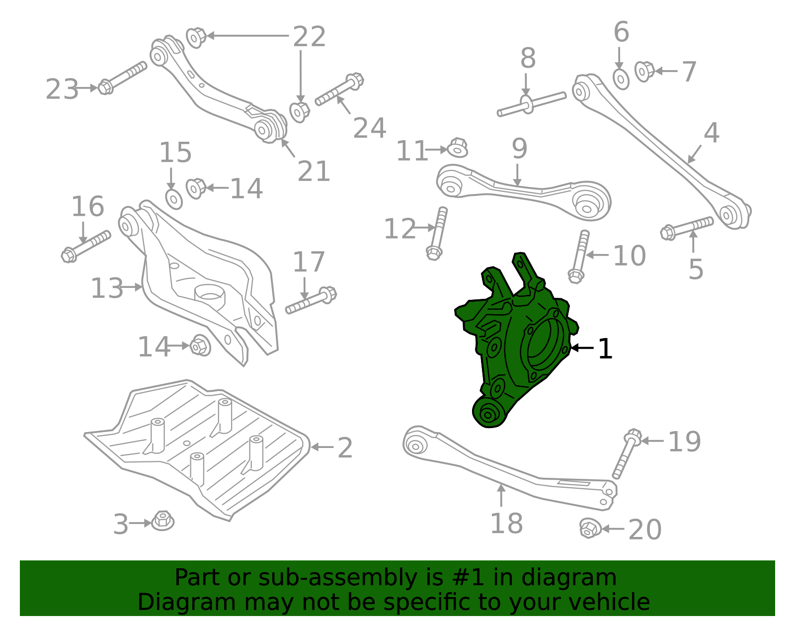 2020-2025 Toyota GR Supra Knuckle 42305-WAA01 | Toyota Parts Center