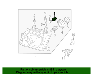 2004-2015 Nissan Signal Bulb Socket 26243-9B909 | OEM Parts Online