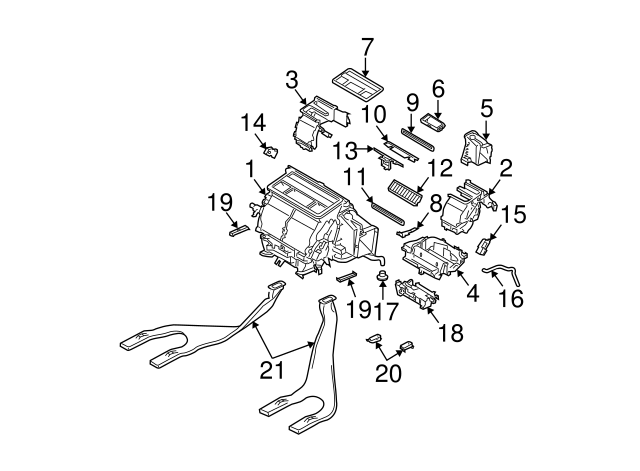 2003-2008 Subaru Forester Actuator 72131SA000 | Subaru Parts For You