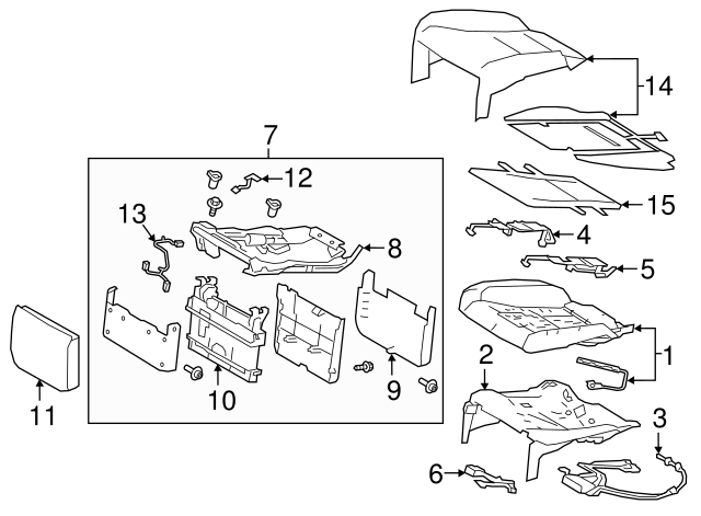 2018-2020 Lexus Cushion Cover 71075-50M10-C5 | OEM Parts Online