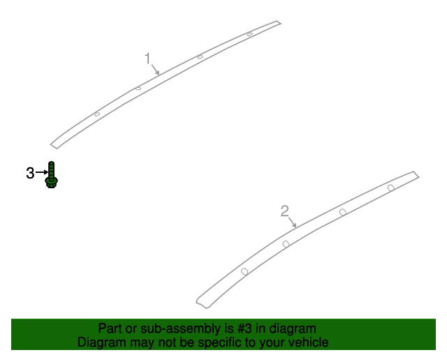 2017-2020 Kia Sportage Roof Molding Retainer 81649-D9000 | TascaParts.com