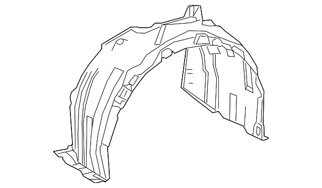 53806-33080 - Fender Liner - 2018 Toyota Camry | OEM Genuine Toyota Parts