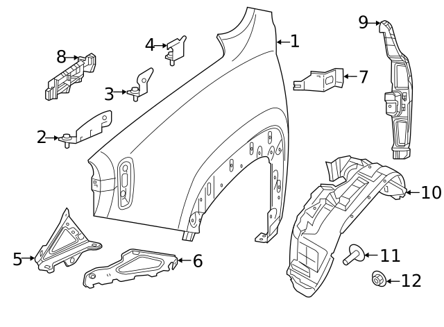 2015-2021 Jeep Renegade Upper Bracket 68254331AA | TascaParts.com