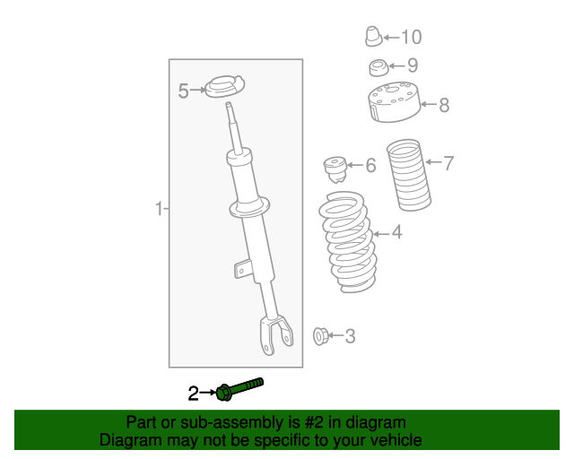 2016-2020 Cadillac CT6 Multi-Purpose Bolt 11547108 | Auto Parts Express