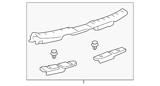 OEM 2019-2024 Toyota Rear Panel Trim Part # 58387-0R080-C0 | Wholesale ...