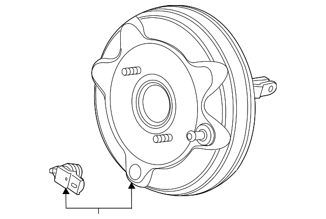 2016-2020 Toyota Brake Booster 44610-WB002 | Toyota Parts Center