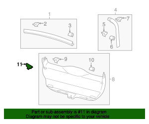 2017-2023 Porsche Cargo Lamp 974-947-411-A | Sunset Porsche Parts