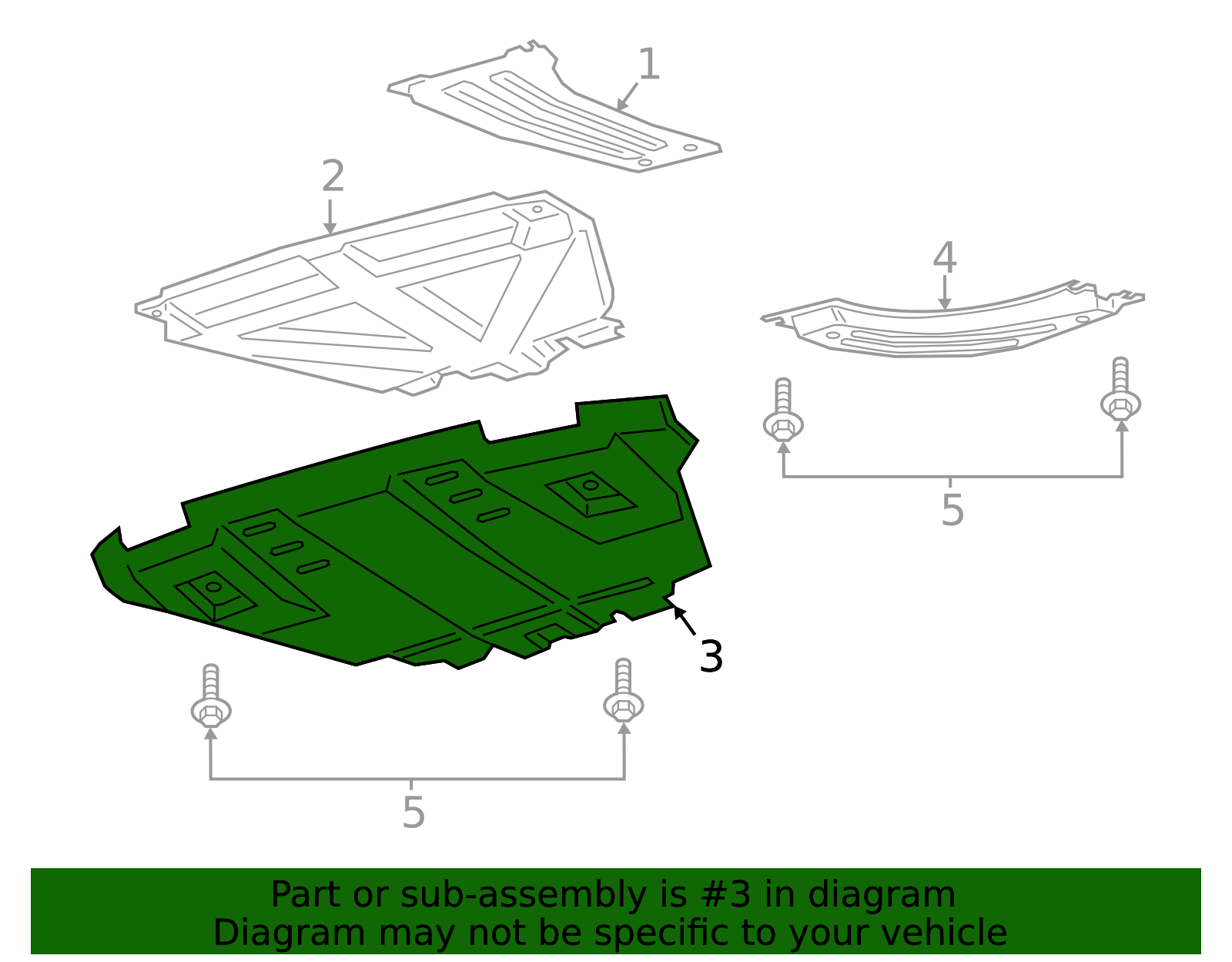 Genuine OEM Ford Part - Skid Plate KB3Z-5D032-B | Genuine OEM Ford ...