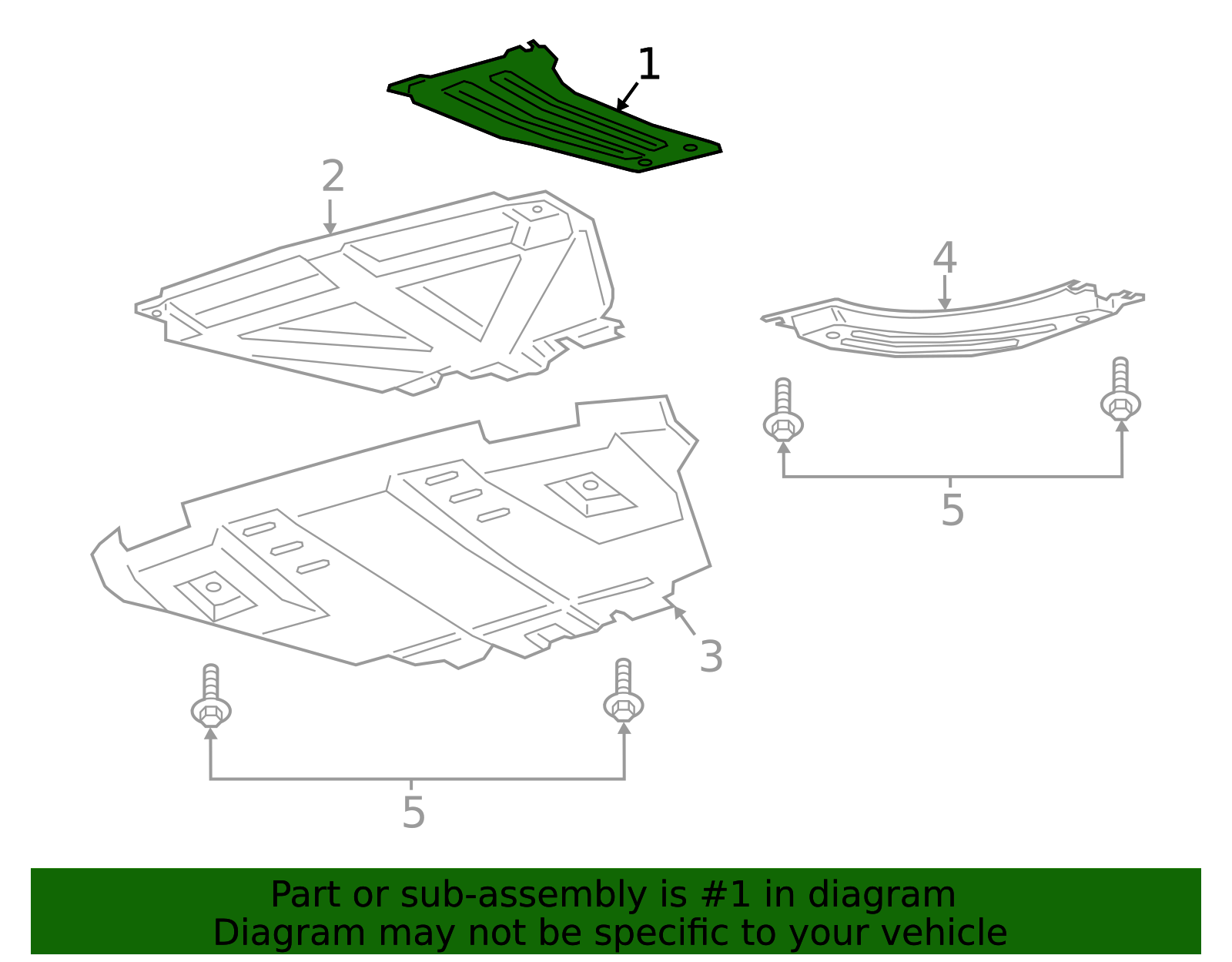 KB3Z-5B018-A - Front Shield 2019-2023 Ford Ranger | Big 3 Auto Parts