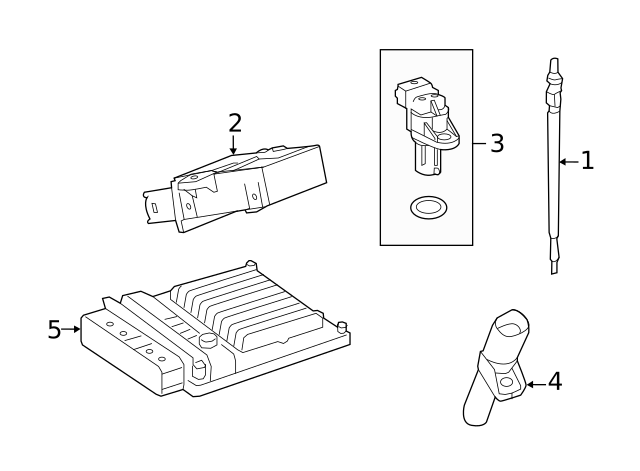 2012-2022 Mercedes-Benz Diesel Glow Plug 001-159-80-01 ...