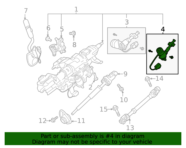 Actuator Assembly HC3Z-3F840-C | OEM Parts Online