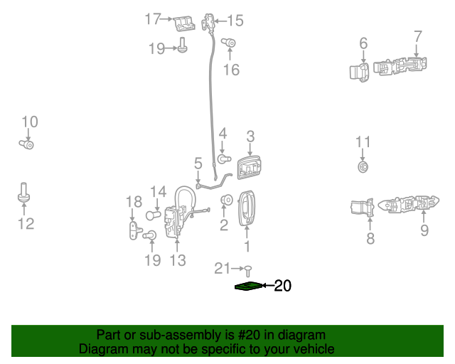 2014-2021 Ram Plate 68095765AA | TascaParts.com