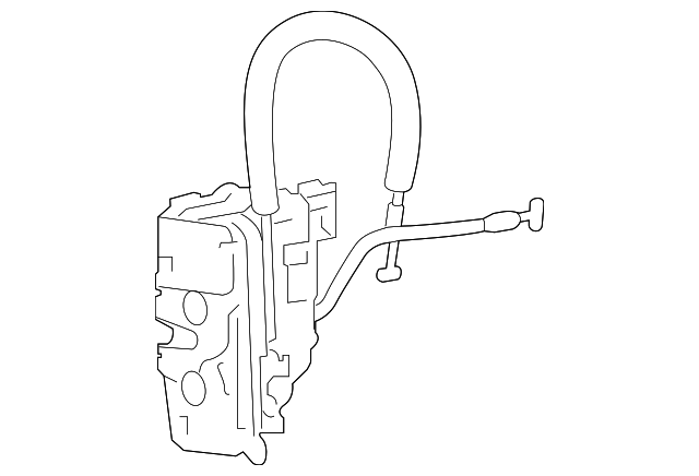 2014-2021 Ram Lower Latch - Passenger Side (RH) 68226175AB | TascaParts.com