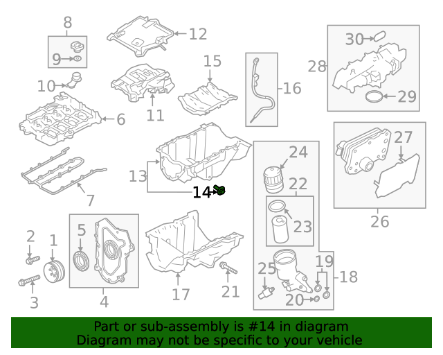 Genuine OEM Drain Plug Part# LR073675 Fits 2005-2024 Land Rover: Up To ...