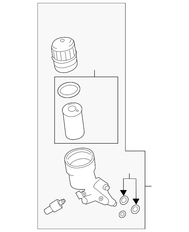 Genuine Oil Filter Housing for 2018-2023 Land Rover | Land Rover Part ...