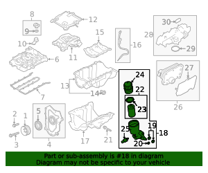 LR097159 - Engine Oil Filter Housing 2018-2023 Land Rover | AutoNation ...