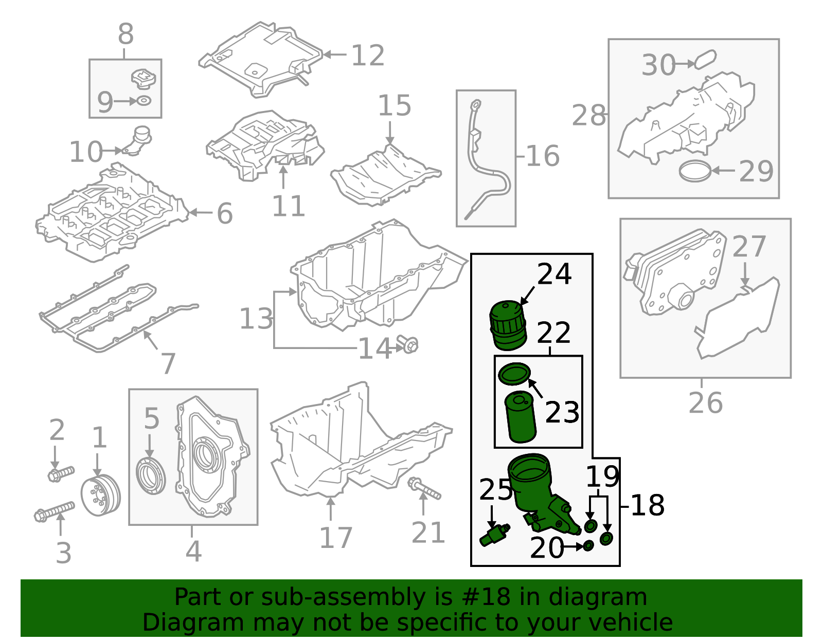 2018-2023 Land Rover | Oil Filter Housing | LR097159 | Express Land ...