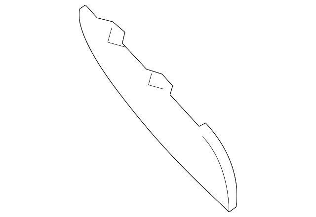 66820-6MA0A - Cowl Grille Upper Cover - 2017-2023 Nissan | Nissan OEM ...