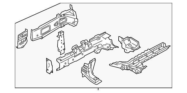 2018-2022 Mitsubishi Outlander PHEV Rail Assembly 5220L575 | Mitsubishi ...