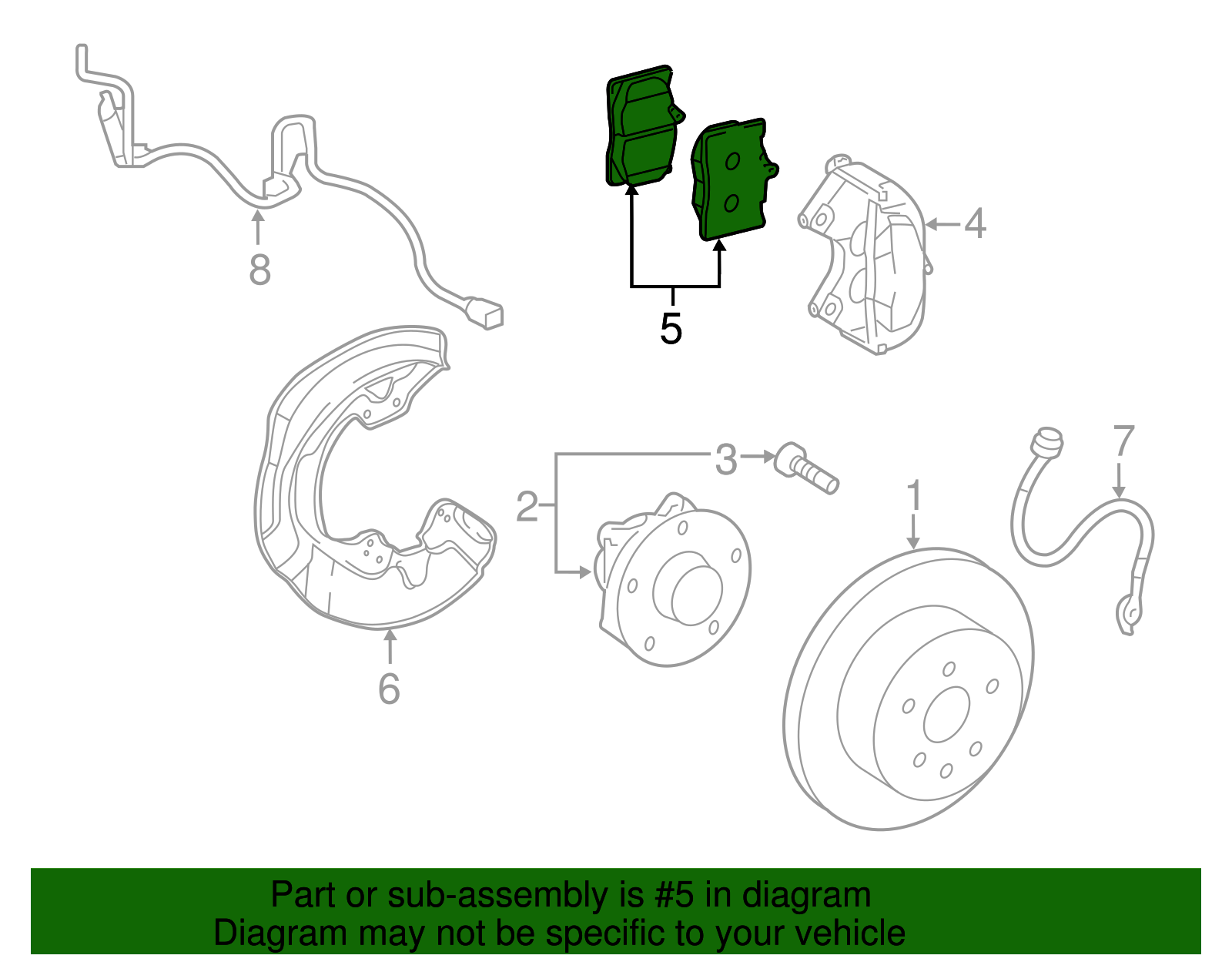 2013-2020 Lexus Front Disc Brake Pads Set Of 4 | My L Parts