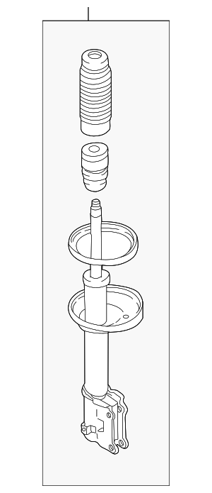 2003-2008 Hyundai Tiburon Strut 54651-2C250 | OEM Parts Online