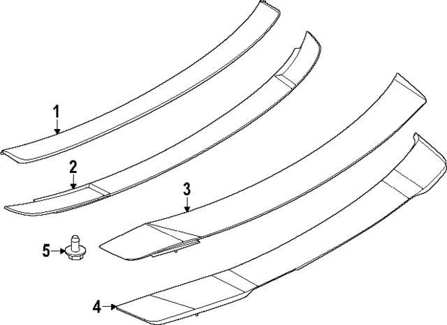 2024 Ford Mustang Spoiler PR3Z-6344210-DC | QuirkParts