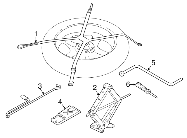 Genuine BMW 71-10-6-877-573 | Hold Down Strap | FREE Shipping on Most ...