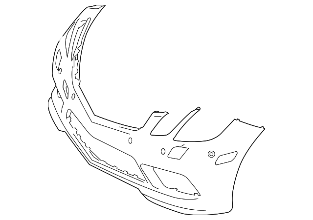 207-880-87-40-9999 - Bumper Cover 2010-2013 Mercedes-Benz | Mercedes ...